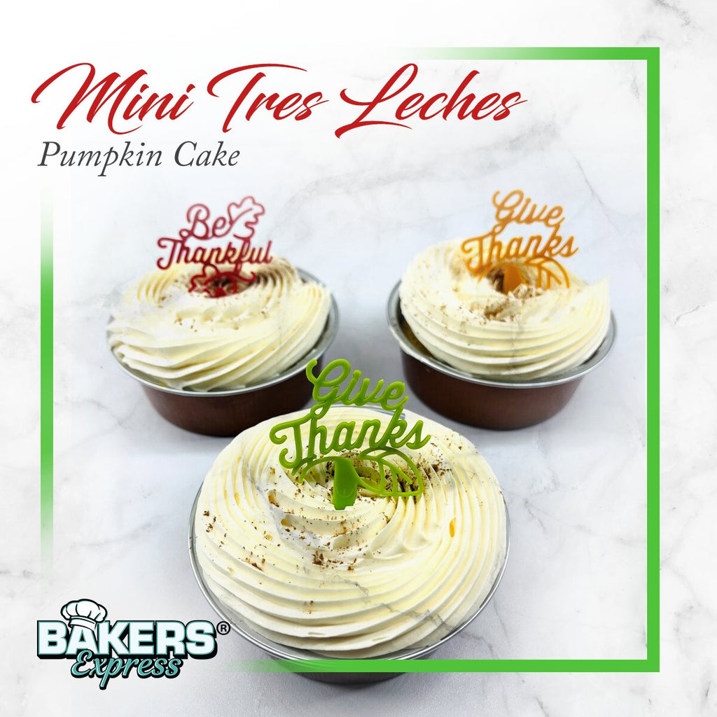 Mini Tres Leches Pumpkin Cake – Bakers Express