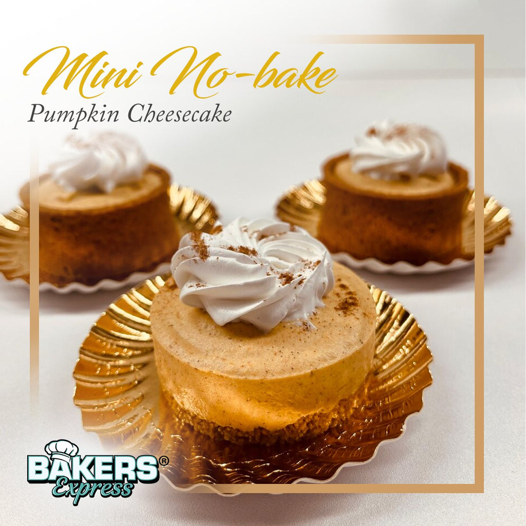Mini No-Bake Pumpkin Cheesecake – Bakers Express